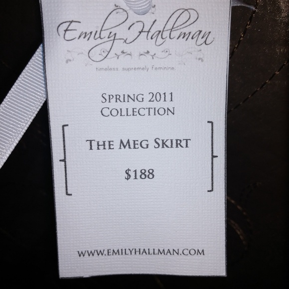 Emily Hallman | Skirts | 0 Silk The Meg Skirt | Poshmark